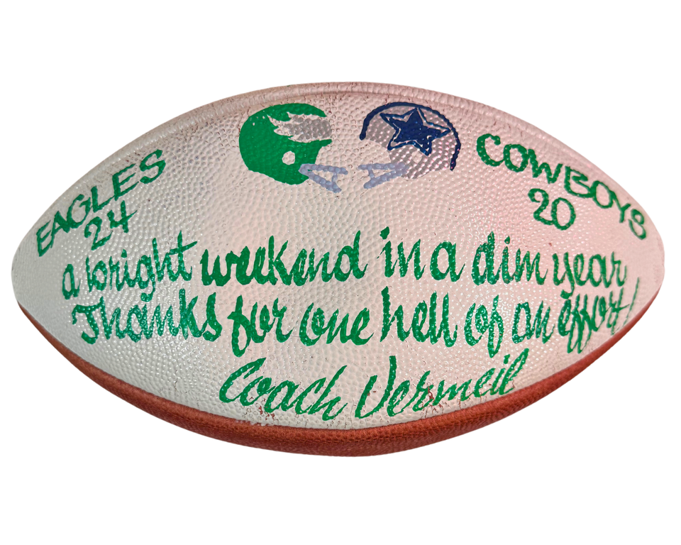 Vintage Wilson Official NFL Football 1982 - Max Runager Offensive Game ...