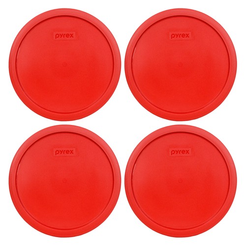 Pyrex 7403-PC 9" 10 Cup Poppy Red Round Plastic replacement Lid 4PK | eBay