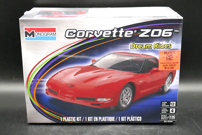 1:25 Monogram Corvette Z06 Model Kit 85-4029 - New & Sealed | eBay