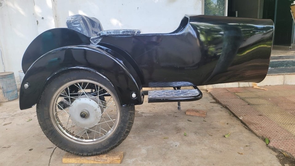 Motorcycle Sidecar + Universal Mounting Kit | Fits Harley, Honda ...