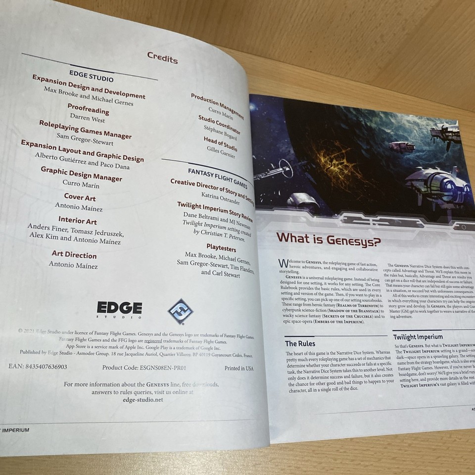 Twilight Imperium RPG Ashes of Power - Genesys Adventure - FFG 2021 | eBay