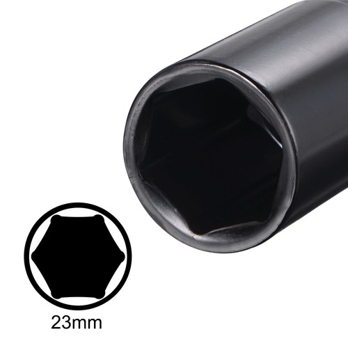 1/2" Drive by 23mm Deep Impact Socket, CR-V 3.15" Length, 6-Point ...