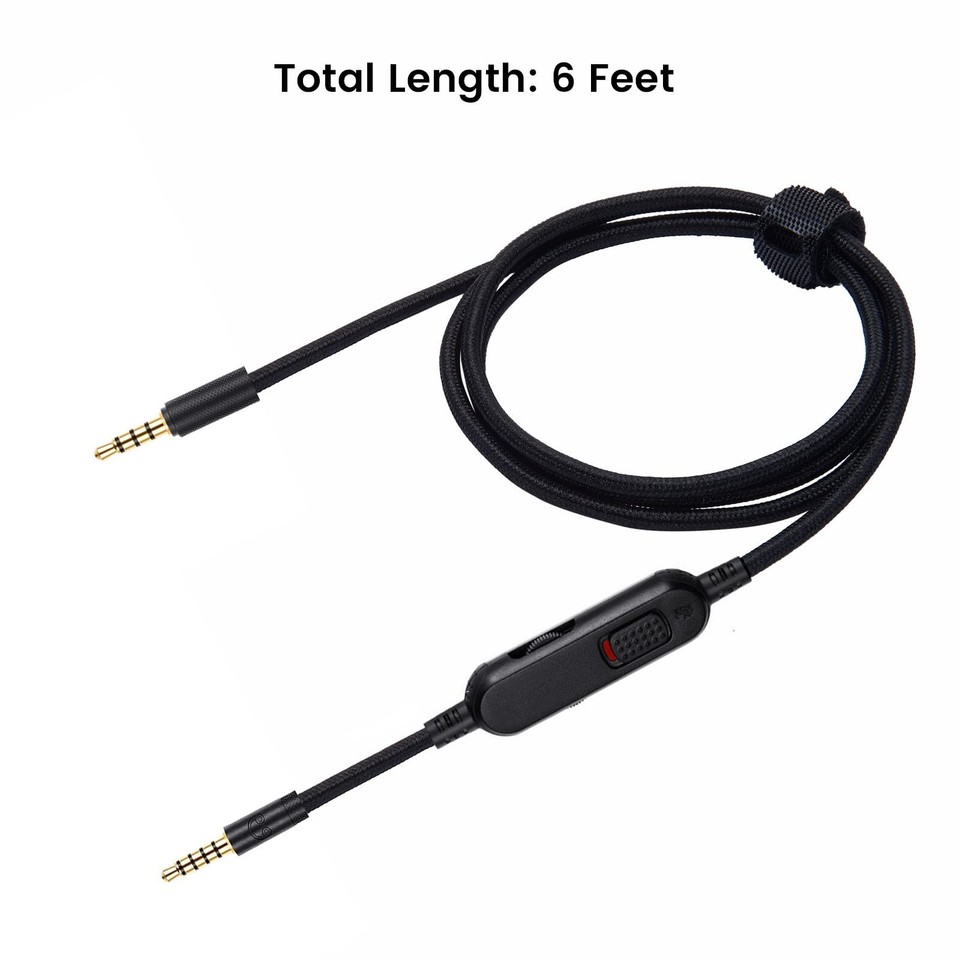 G Pro X Cord, Detachable Gaming Headset Cable Replacement for Logitech ...