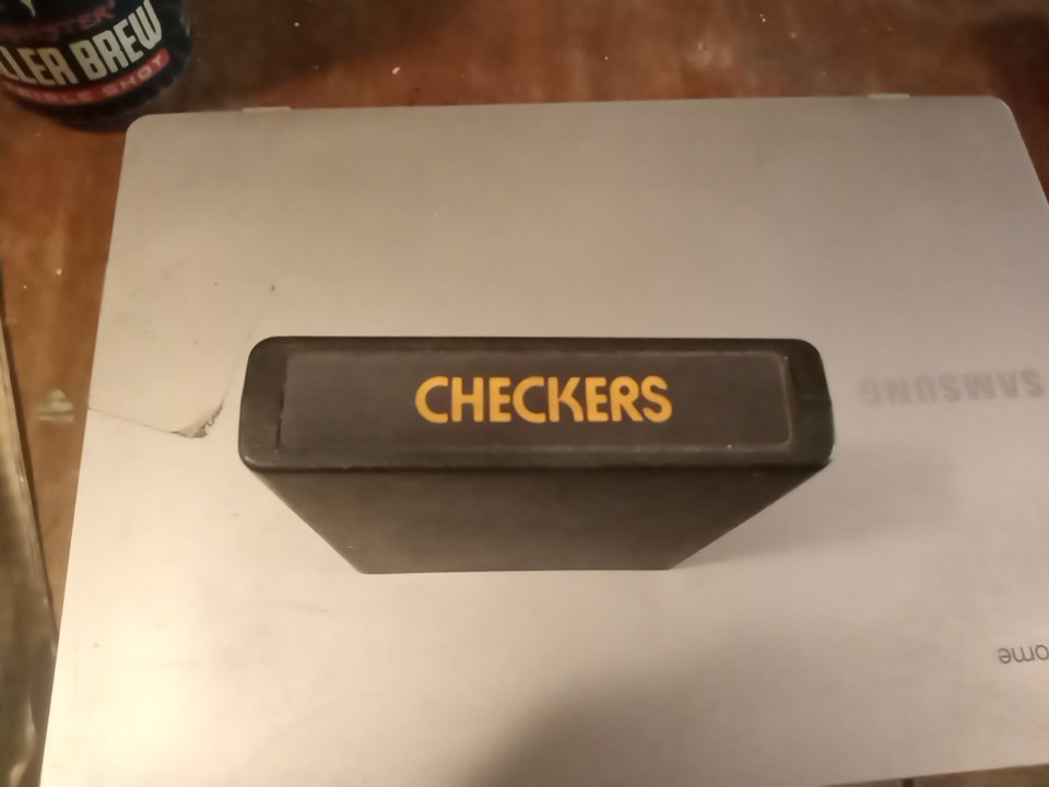 Checkers (Atari 2600) Tele-Games Text Label | eBay