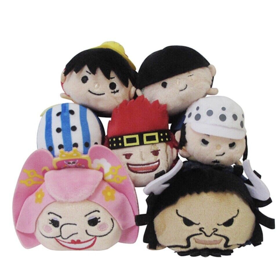 ONE PIECE Mugiwara Store Onigashima Premium Mugimugi Otedama Plush Doll ...