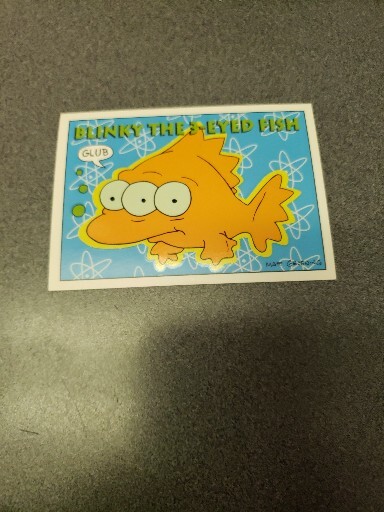 Blinky the 3-Eyed Fish S34 | The Simpsons 1993 Skybox Series 1 ...