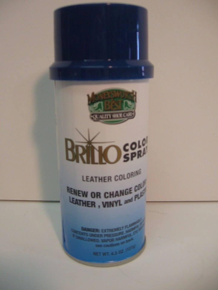 Brillo Color Spray Shoes Boots Leather Vinyl 4.5 oz. | eBay