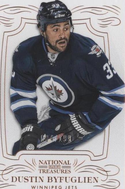 2013-14 Panini National Treasures - Dustin Byfuglien #80 /199 for sale ...