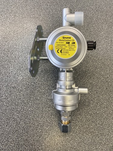 Truma MonoControl Crash Safe Motorhome Gas Regulator with Elbow 10mm ...