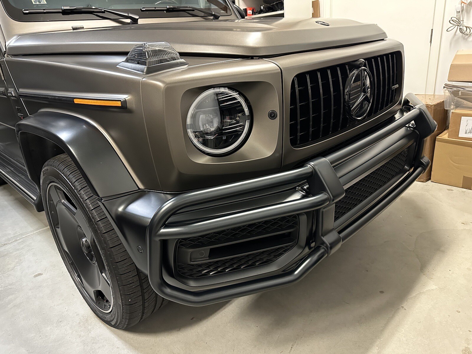 Mercedes-Benz Genuine Front Bumper Styling Bullbar 4638807601 Silver ...