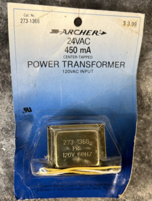 Transformers - Input 120Vac