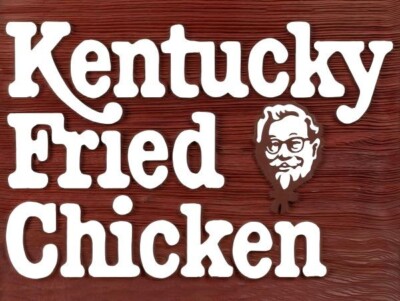KFC, Kentucky Fried Chicken Col. Sanders NEW METAL SIGN: 9 x 12" Free ...