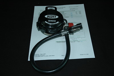 Scott SCBA Ez-Flo Ezflo II Regulator with Quick Disconnect & HUD ...