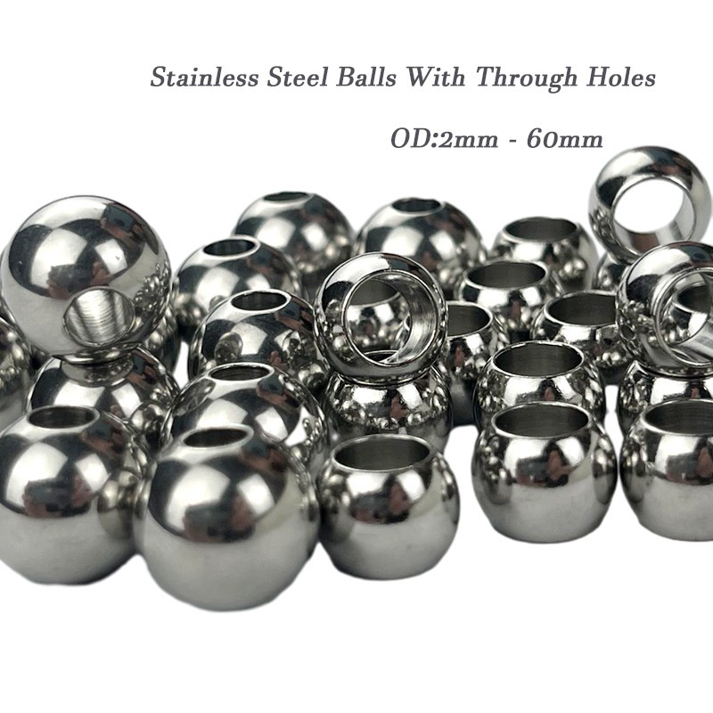 Dia:2mm - 60mm Stainless Steel Balls Solid Steel Ball With Through ...