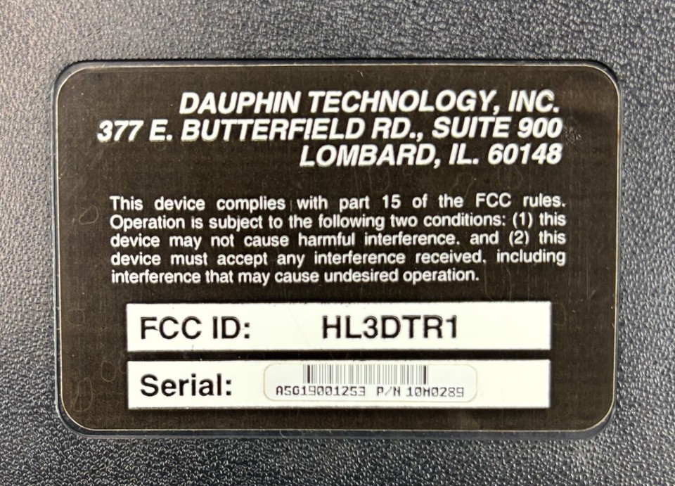 Vintage Dauphin DTR-1 Desktop Vintage Hand Held Computer - For Parts or ...