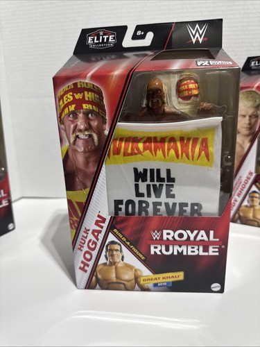 Royal Rumble Set Of 4 WWE Elite Collection Action Figure Great Khali ...