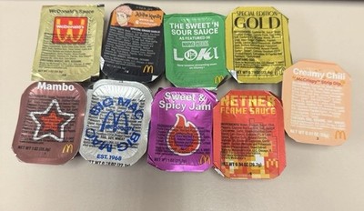 RARE Collection Of Limited Edition McDonald’s Sauces. Unopened New. | eBay