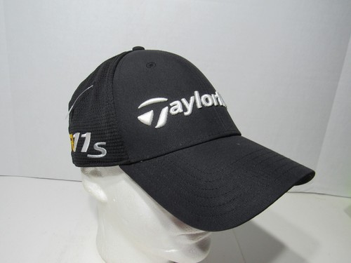TaylorMade Golfing Golf Hat Cap RBZ R11S Stretch Flex Fit Black L/XL ...