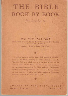 The Bible Book for Book by Students by William Stuart - 1940 | eBay