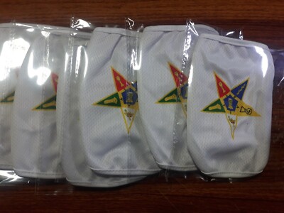 Face Mask ORDER OF THE EASTERN STAR, OES FACE MASK 12 pieces PACK | eBay