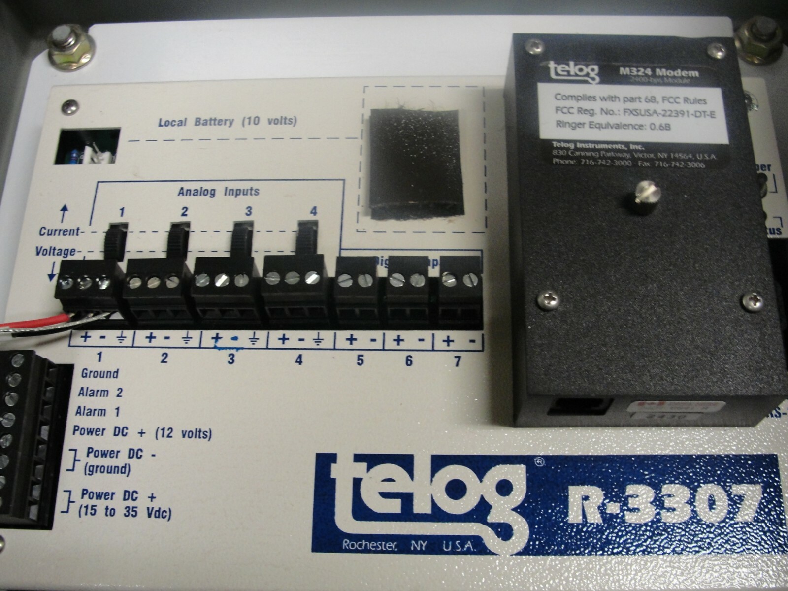 Telog R-3307 with Hoffman C-SD16126 Enclosure | eBay