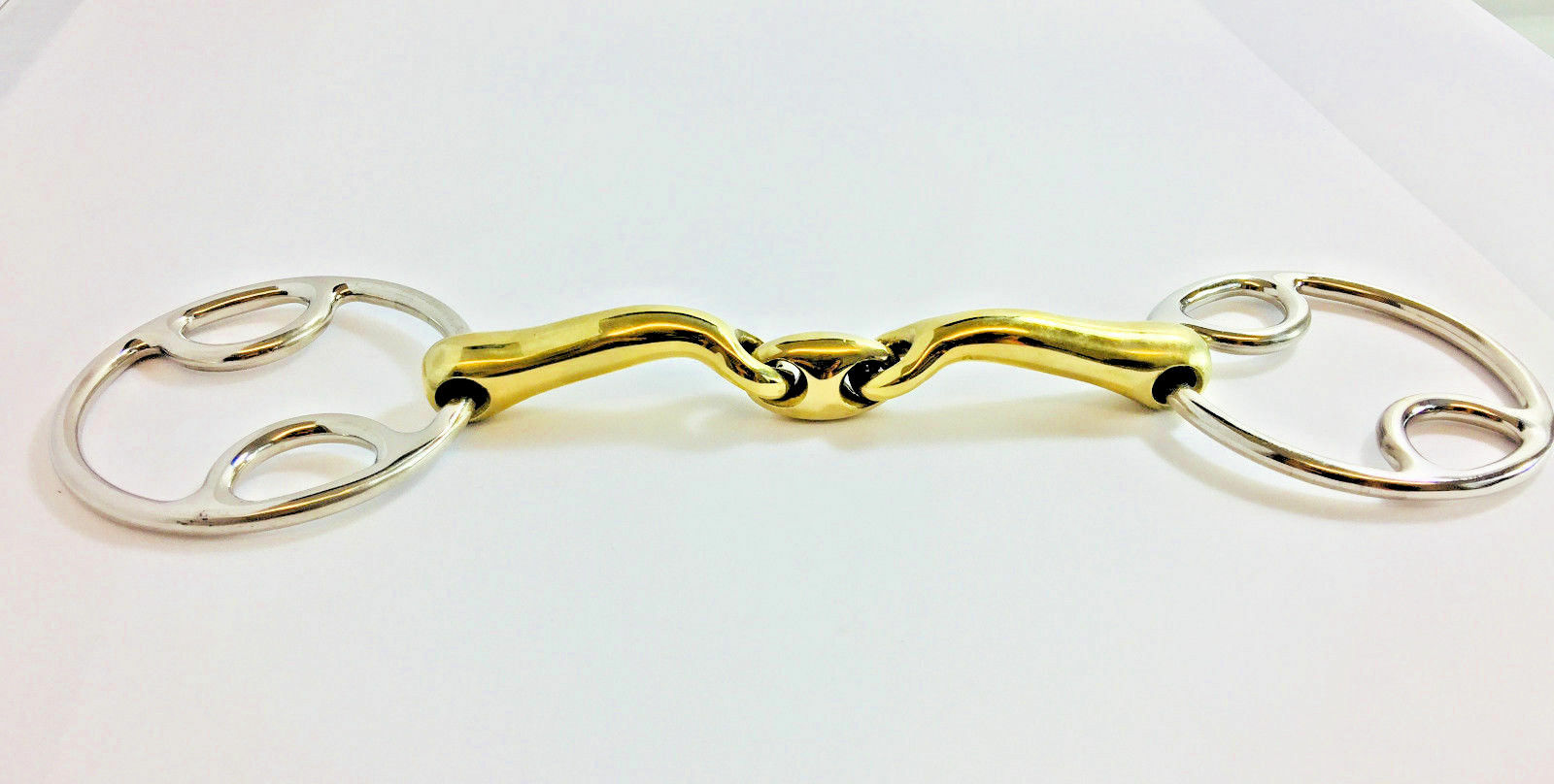 Loose Ring Wilkie Bevel Verbindend Angled Snaffle Bit Lozenge ...