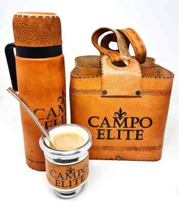 Handcrafted Leather Mate Set - Complete Kit with Thermos and Bombilla ...