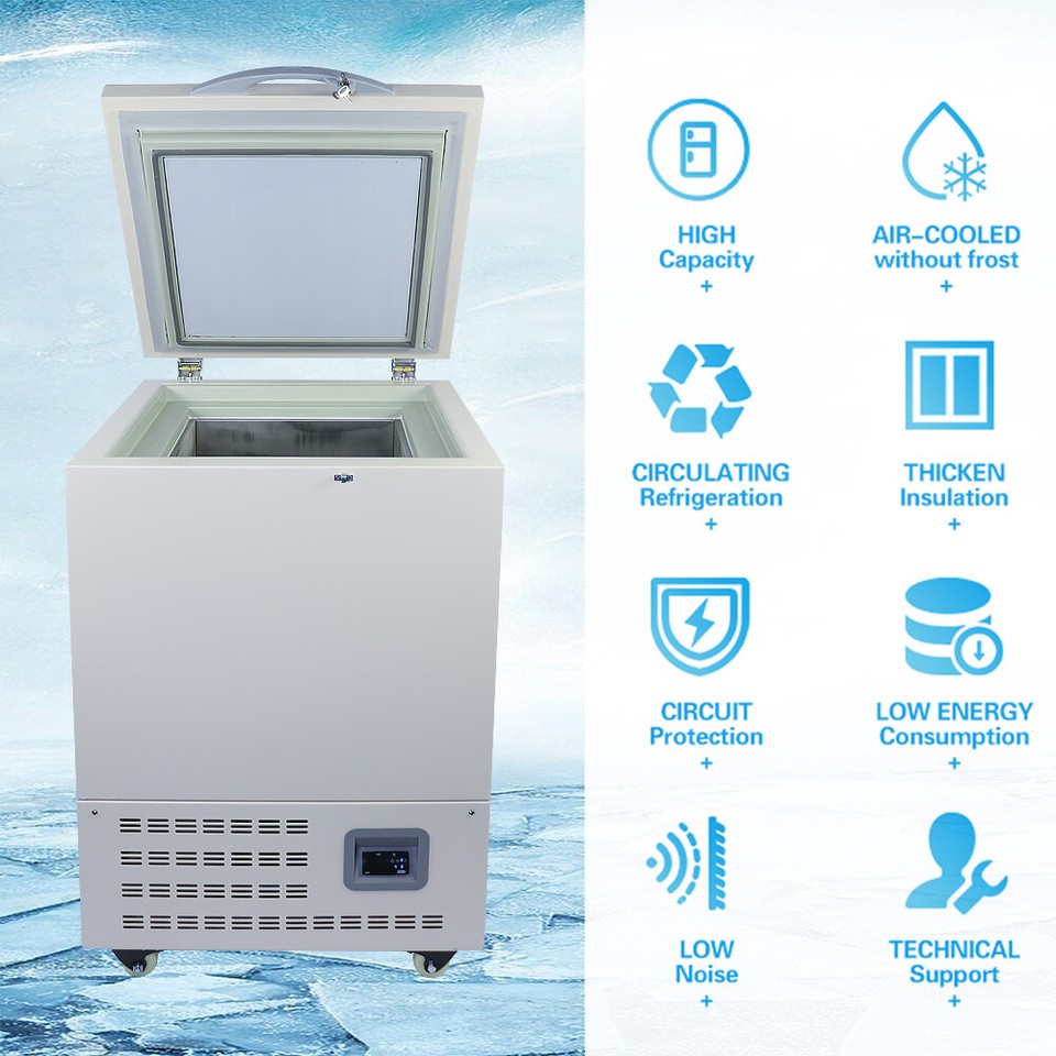 58L Ultra Low Temperature Deep Freezer For Laboratory Chest Freezer ...