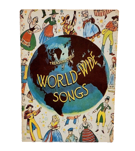 Antique Treasure Chest of World-Wide Songs Sheet Music Songbook 1936 ...