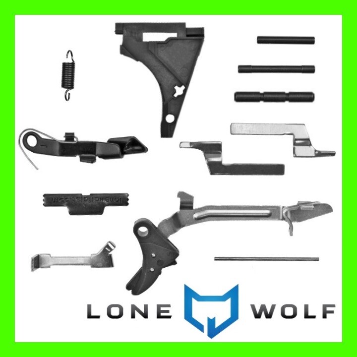 Glock 17 19 26 22 23 27 34 35 Gen 3 LPK Trigger Lower Parts Kit by Lone ...