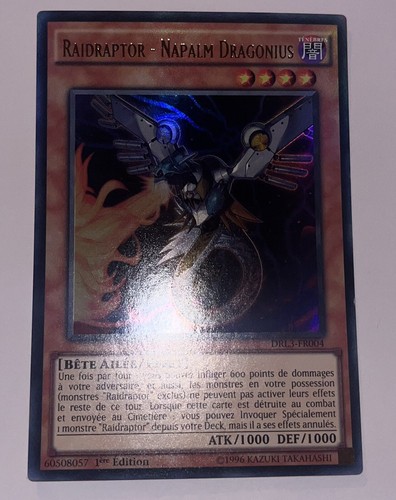 Yu-Gi-Oh - RAIDRAPTOR - NAPALM DRAGONIUS - DRL3-FR004 - Ultra - NM/M G ...