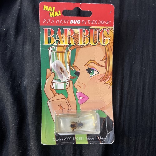 Bar Bug Ice Cube Real Fly in Drink Gag Gift Novelty Prank Loftus ...