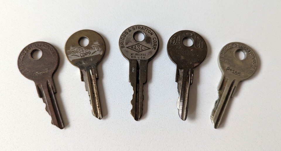 5 - Briggs & Stratton BASCO Keys Lock Replacements | eBay