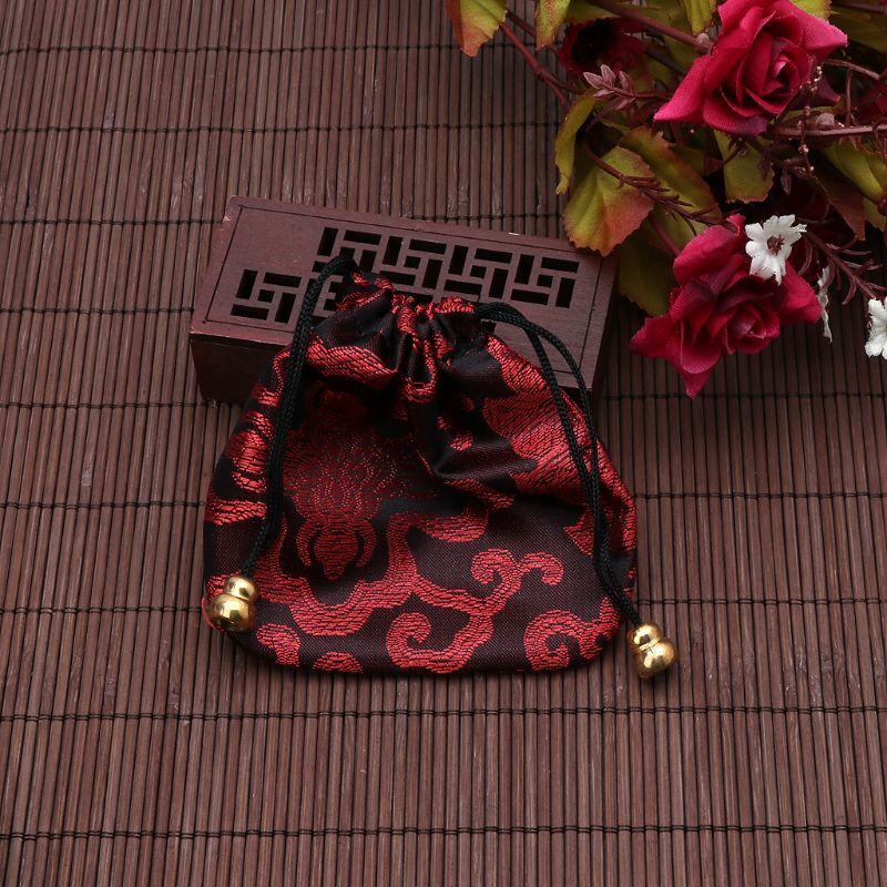 Chinese Embroidery Bag Premium Jewelry Silk Drawstring Bags for Party ...