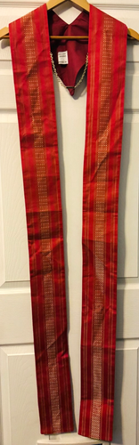 BEAUTIFUL CATHOLIC PRIESTS RED & GOLD STOLE BY SLABBINCK OF BELGIUM | eBay