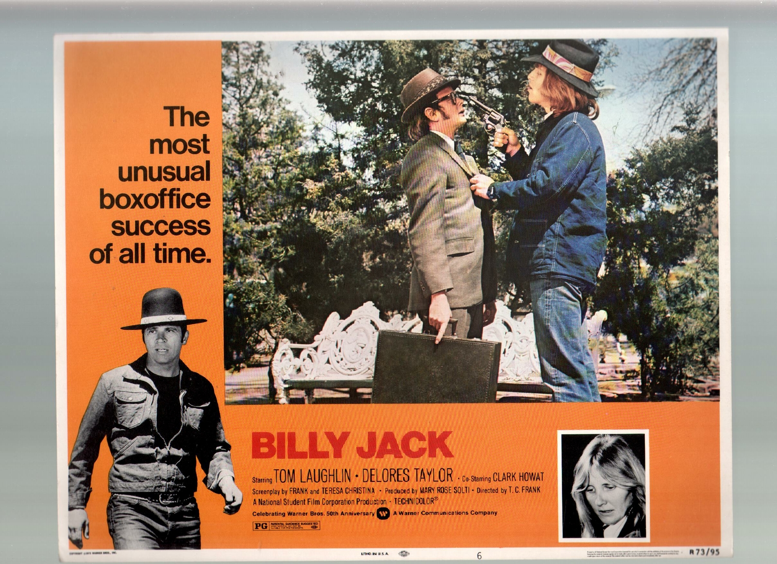 Billy Jack-Tom Laughlin-Delores Taylor-Clark Howat-11x14-Color-Lobby ...