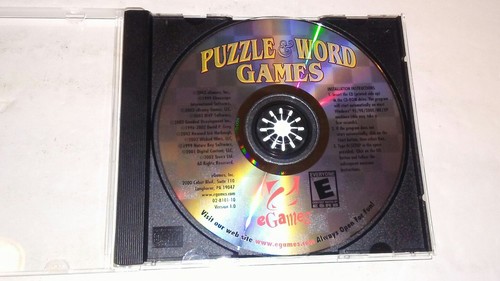 eGames Puzzle & Word Games (PC, 2003) | eBay