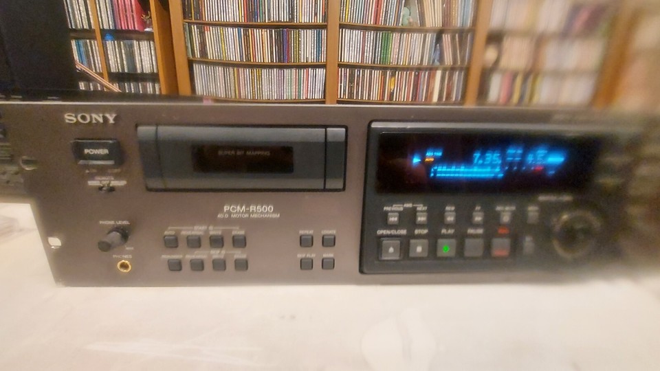 SONY PCM-R500 Digital Audio Tape DAT Player Recorder Deck 4-Motor DD ...