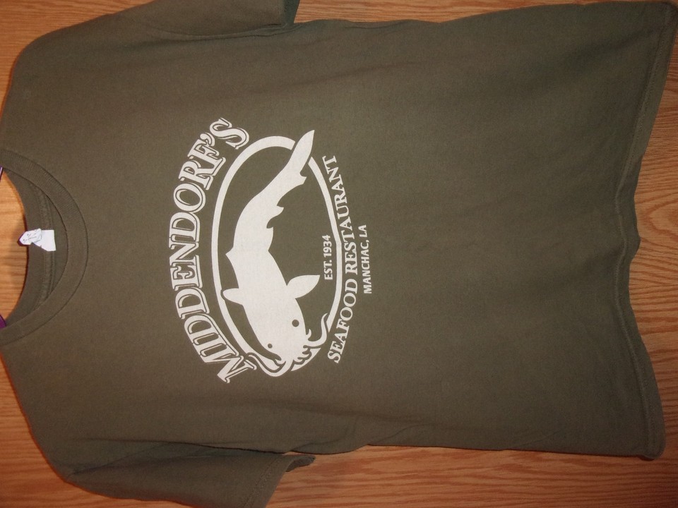 Manchac LA Middendorfs Seafood Restaurant catfish M t shirt | eBay
