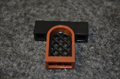 1x2x3 Castle Arched Window w/ Black Lattice & 1x4x1 Black Arch - New ...