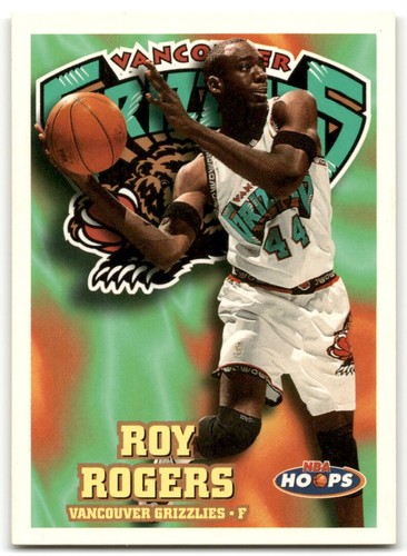 1997-98 Skybox NBA Hoops Basketball Card Roy Rogers #158 Vancouver ...