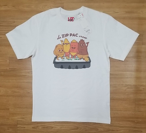 Uniqlo UTme! Zippy's Mens XS T-Shirt Zip Pac Bento Hawaii Graphic Print ...