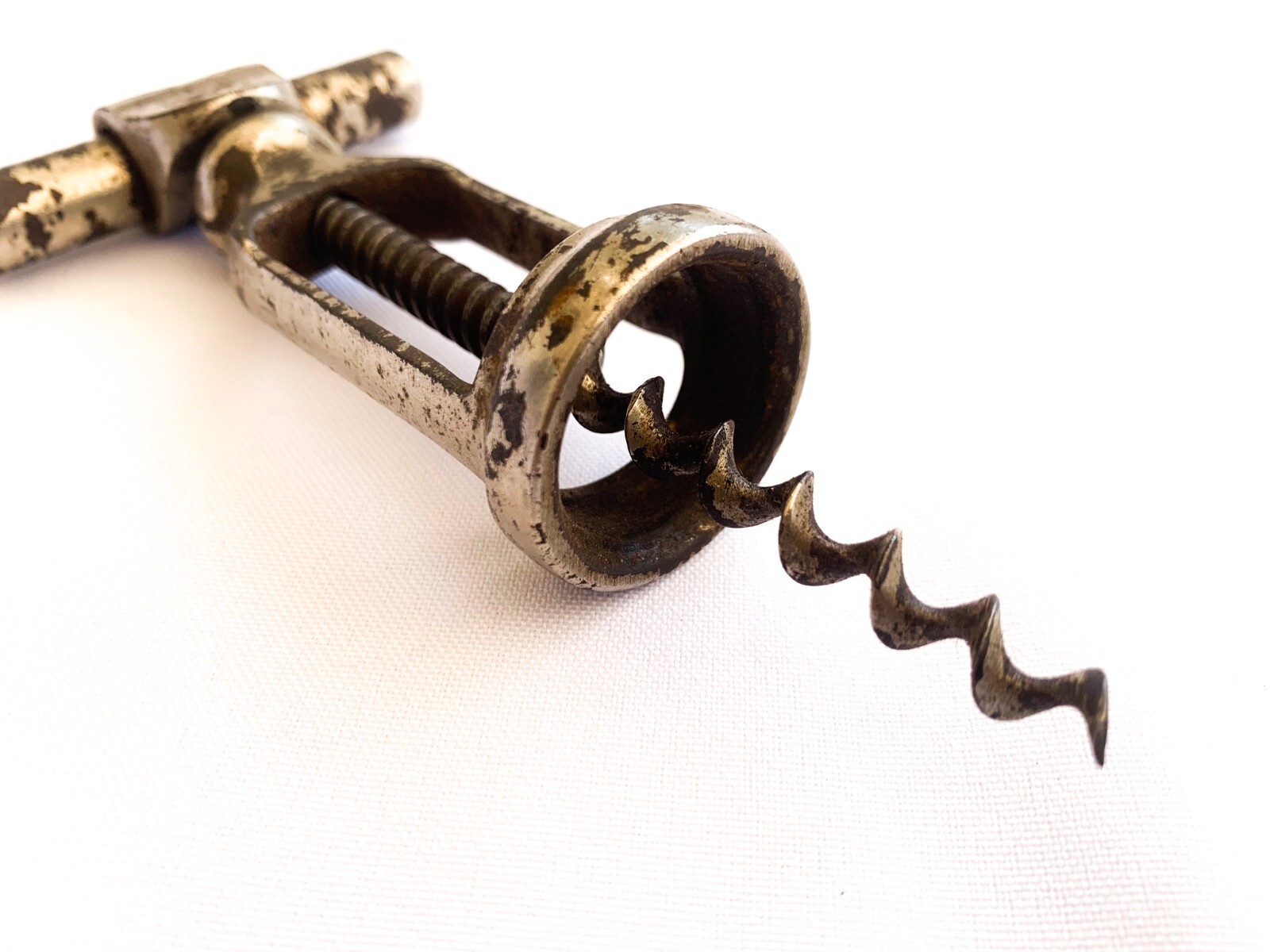 Antique French Corkscrew with mechanism Tilting Ring - Cyclope Tire ...