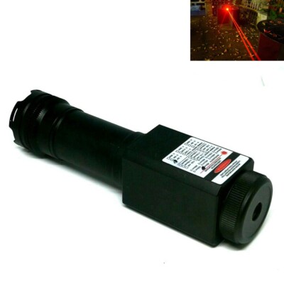 Waterproof 635nm 638nm Orange Laser Pointer Torch Focusable Dual Dot ...
