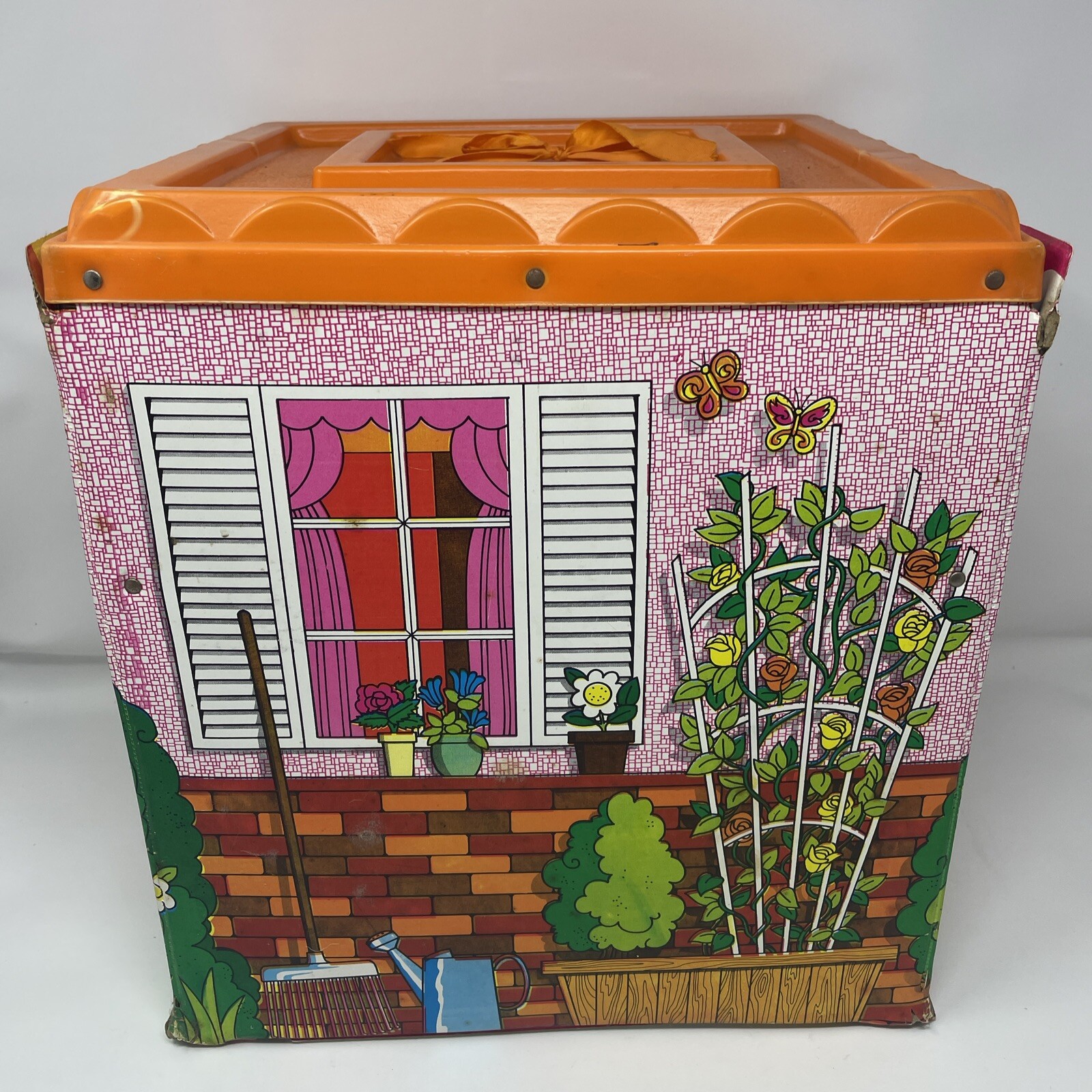 VTG 1973 Barbie Country Living Home Doll House w Furniture No.8662 ...