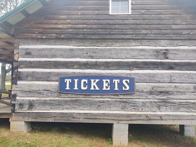 Large Sign Advertising Tickets | eBay