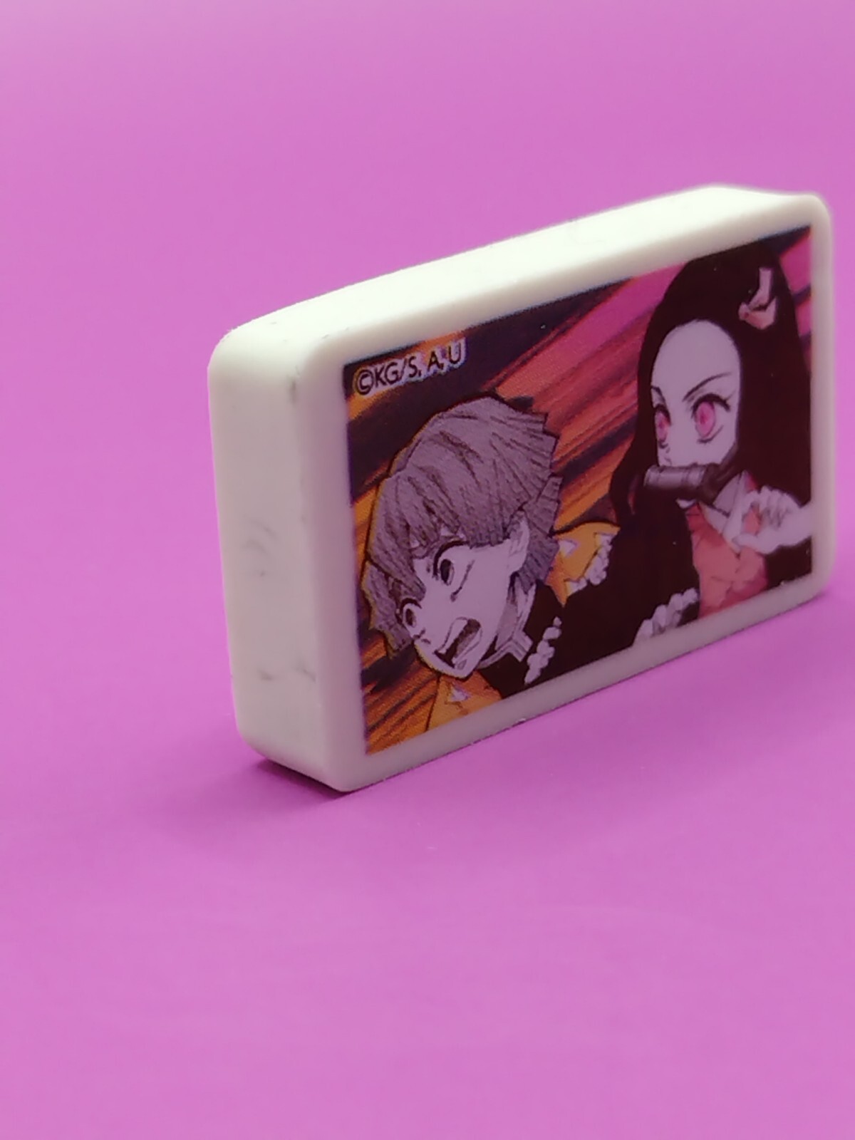 Nezuko & Zenitsu Demon Slayer: Kimetsu no Yaiba Eraser Anime Japanese ...