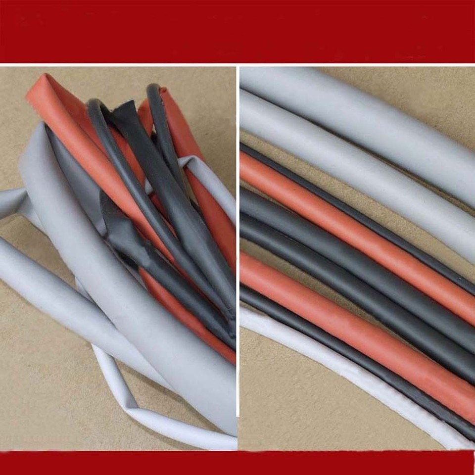 0.8mm-30mm Silicone Rubber Heat Shrink Tubing Flexible Heatshrink Tube ...