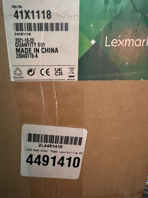 Lexmark 41X1650 250 Sheet Tray Insert for B2865dw MS725dvn MX725adve ...