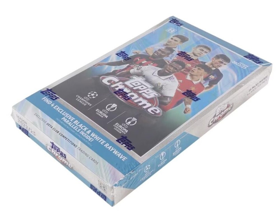 2022-23 Topps Chrome UEFA Champions League Soccer Factory Sealed Hobby ...